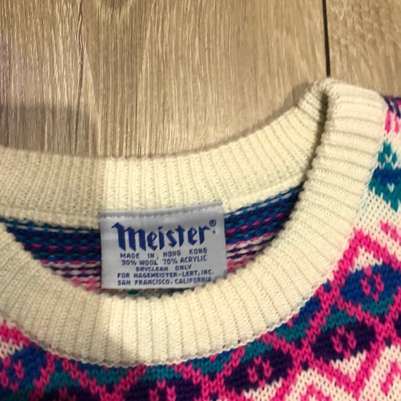 Meister | Sweaters | Vintage 8s Meister Sweater Small | Poshmark